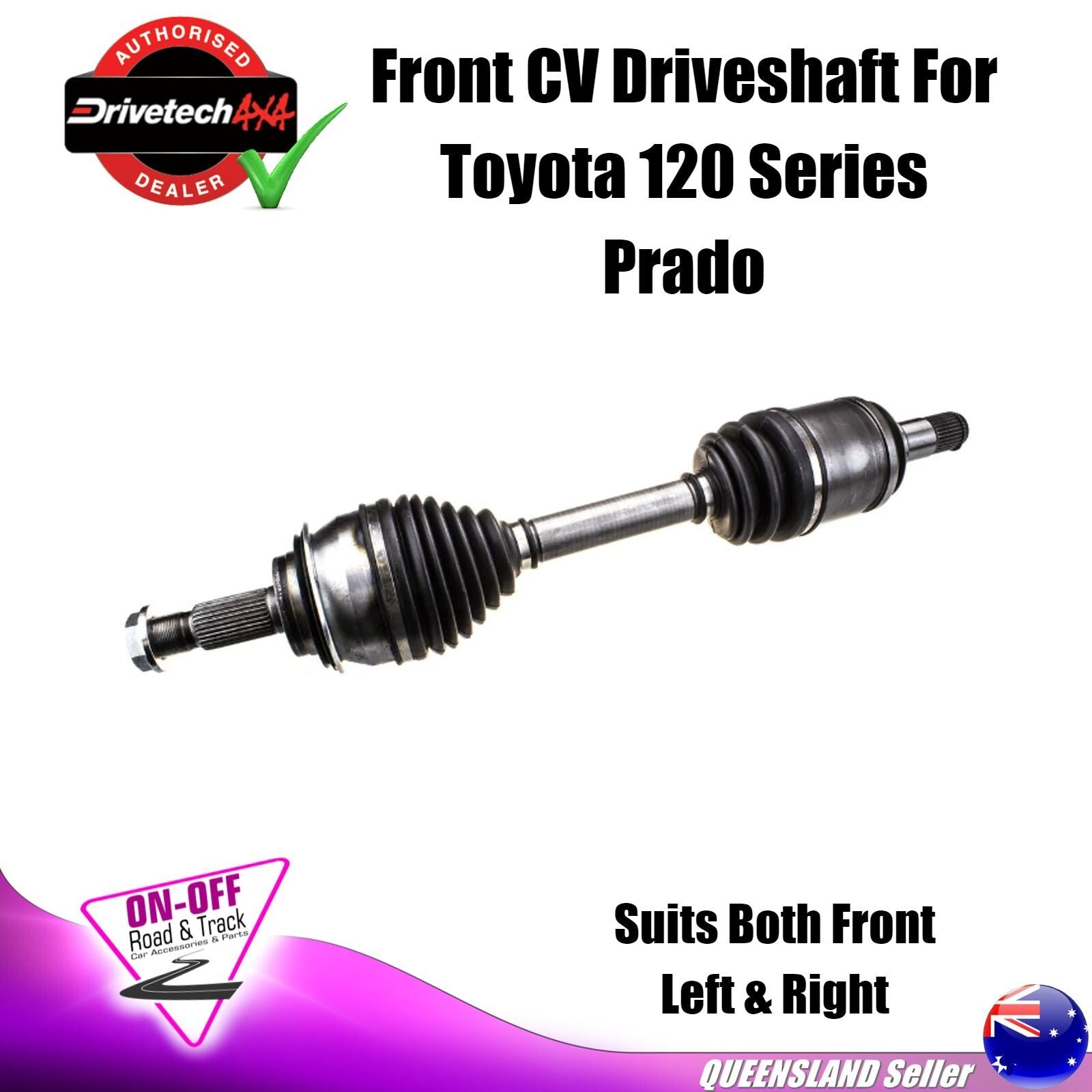 Drivetech 4x4 DTS-506 - CV Driveshaft For Toyota Prado 120 Series – On ...
